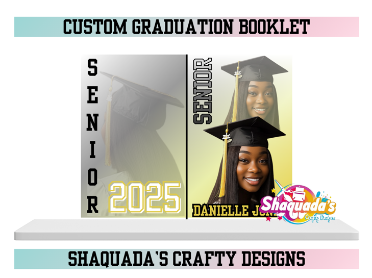 Personalized Custom Graduation Booklet – Shaquada's Crafty Designs