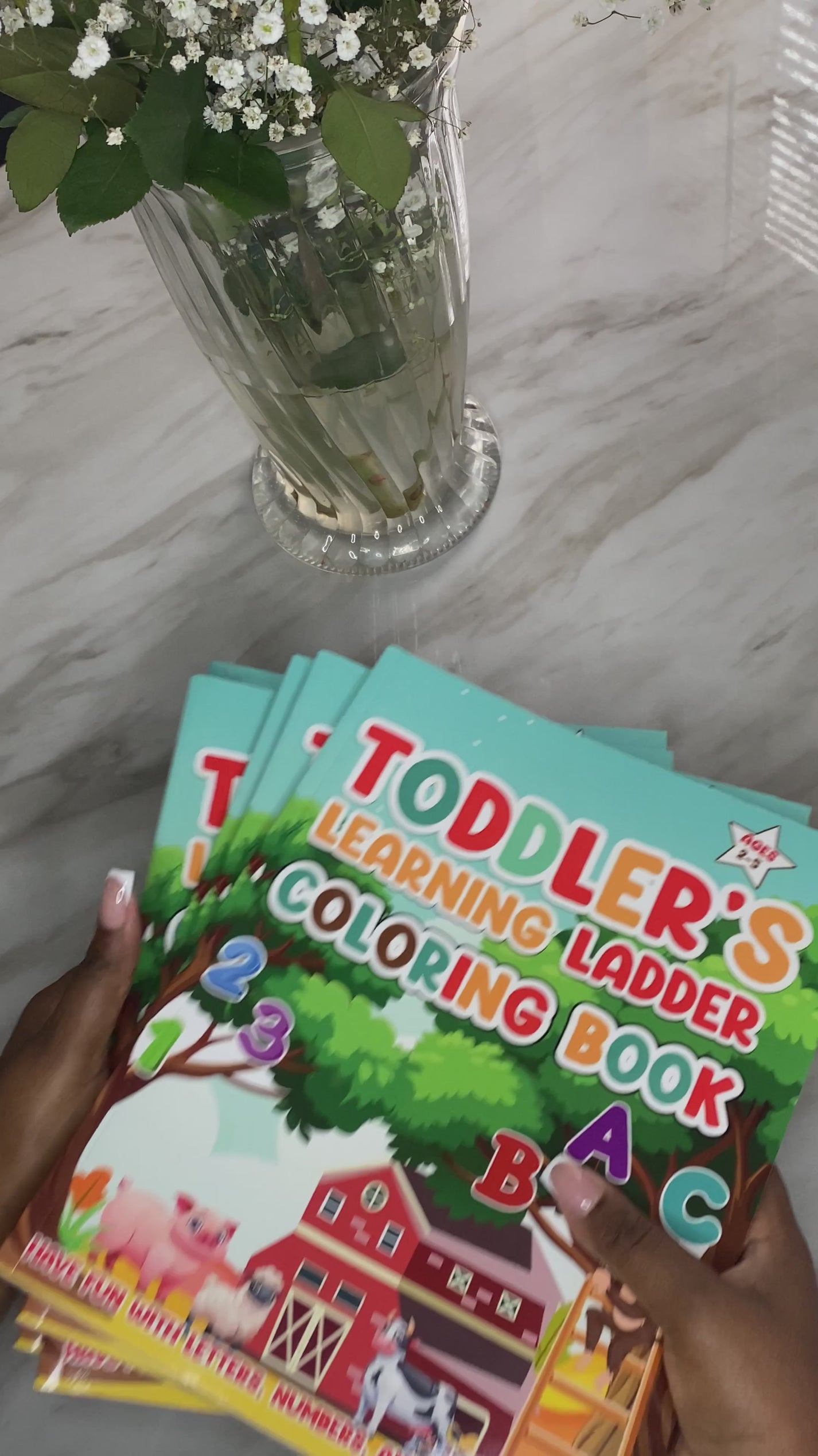 Toddler's Learning Ladder Coloring Book – Shaquada's Crafty Designs